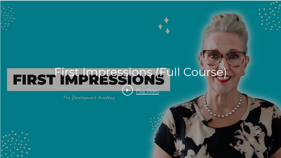 Lesson 1: First Impressions | PRUDE Inc